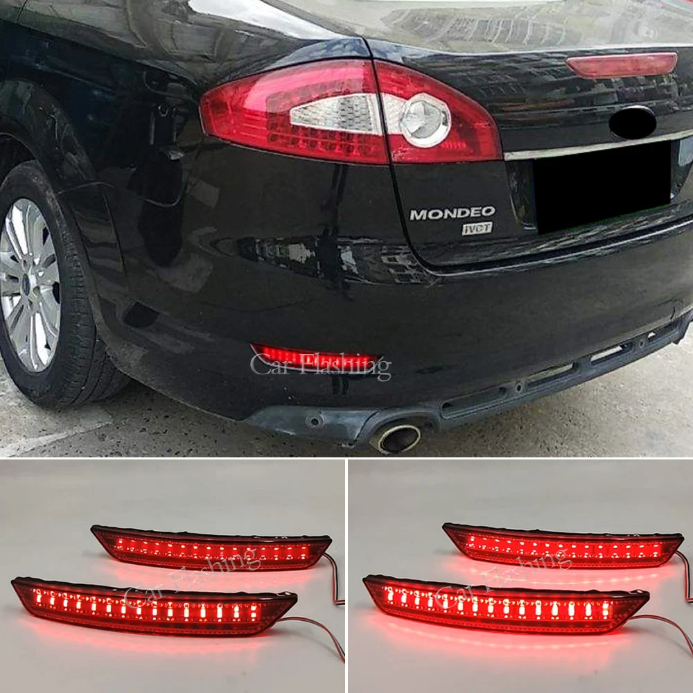 1Set For Ford Mondeo Sedan 2007 2008 2009 2010 LED Rear Bumper ...