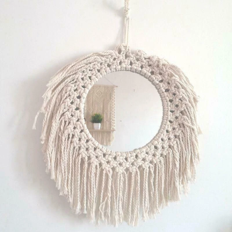 Macrame Round Mirror | Macrame-design.com