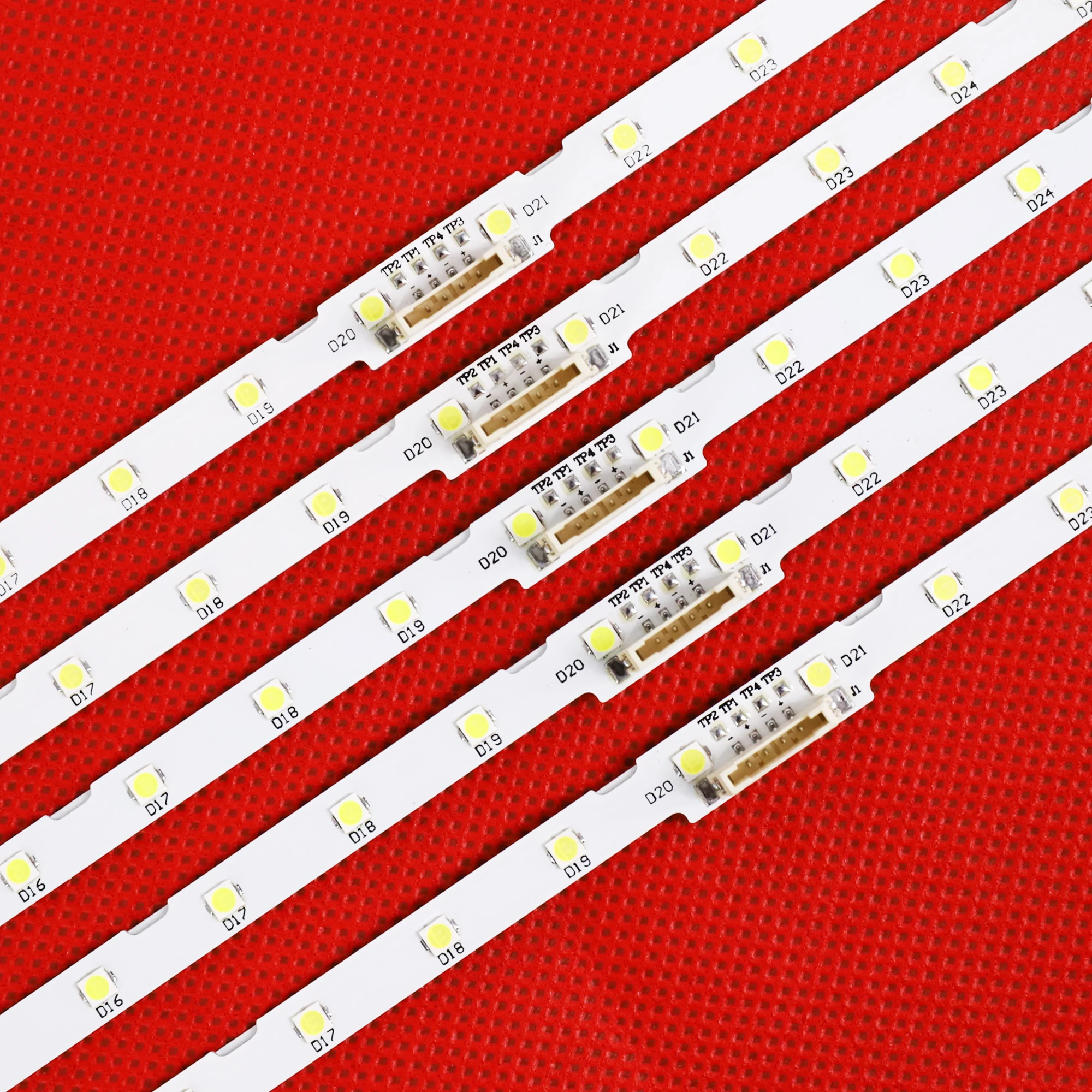 10pcs/lot LED backlight strip For Samsung 55NU7100 UN55RU7100 ...