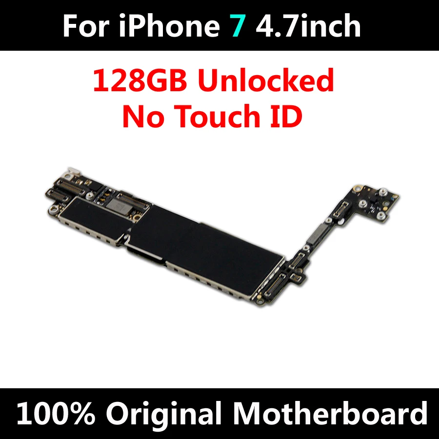Para iPhone 7 4,7 pulgadas placa base Original 128GB base de desbloqueo ...