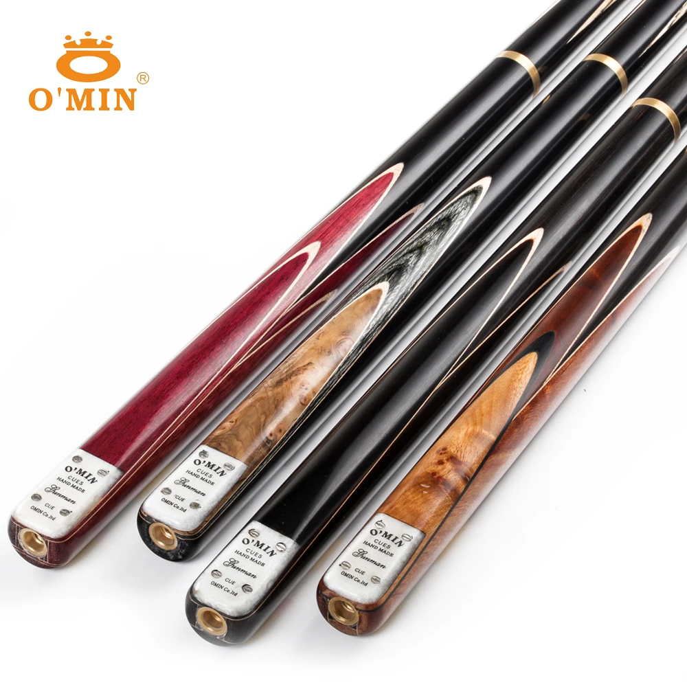 O'min Gunman 3/4 Piece One Piece Snooker Billiard Cue Kit Case With ...