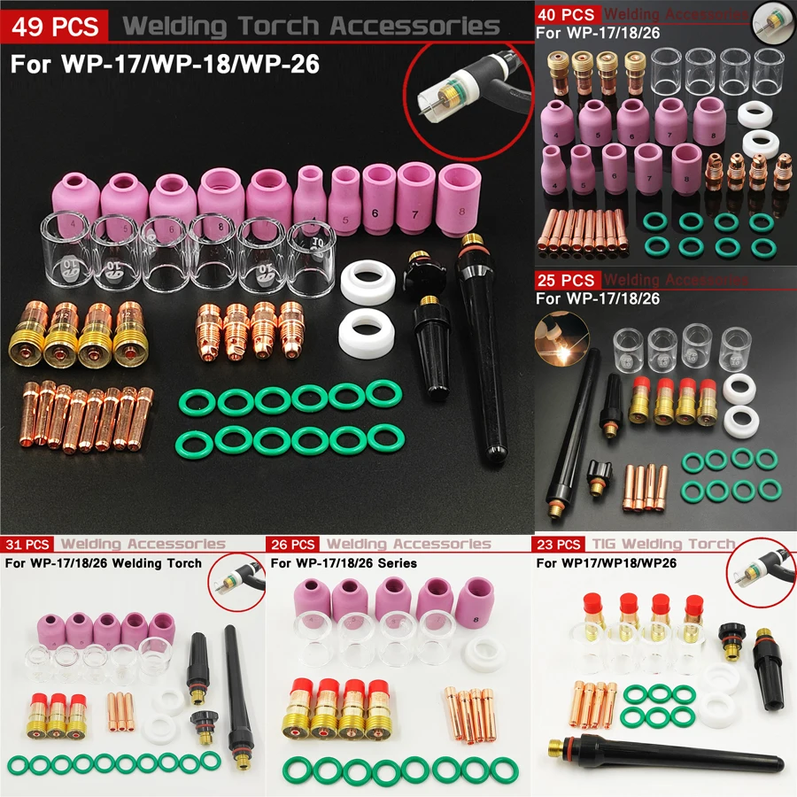 Tig Accessories Welding Nozzles | Welding Torch Accessories Set ...