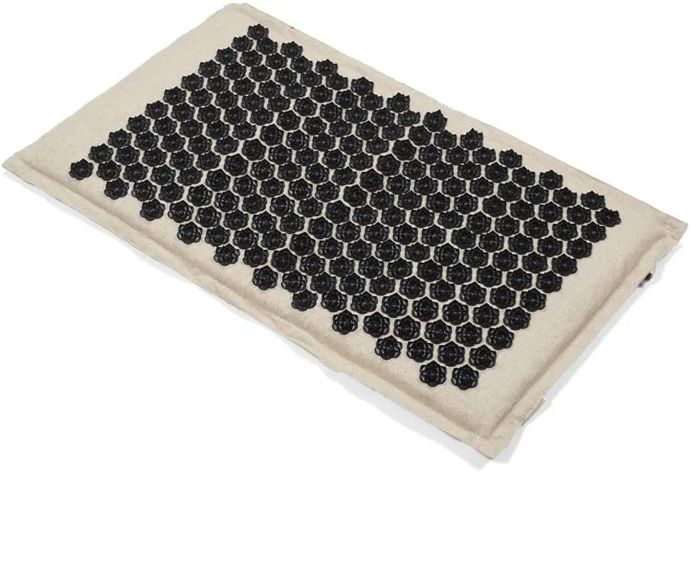Natural Organic Linen Cotton Acupuncture Mat Lotus Spike Massage Pad ...