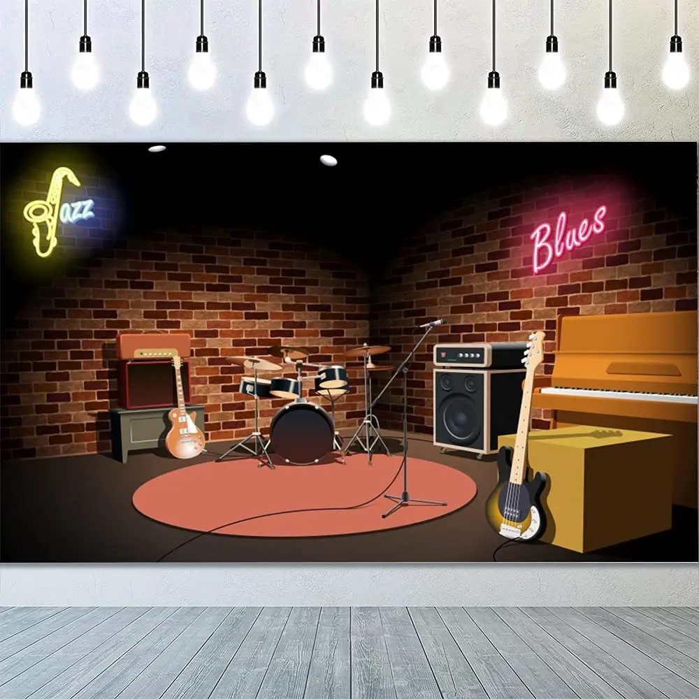 Music Studio Backdrop