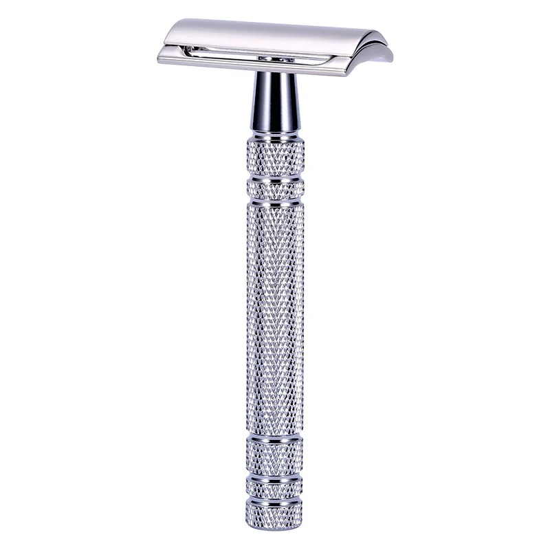 Cnc 316l Stainless Steel Razor Head Brass Mesh Non-slip Handle Men's ...