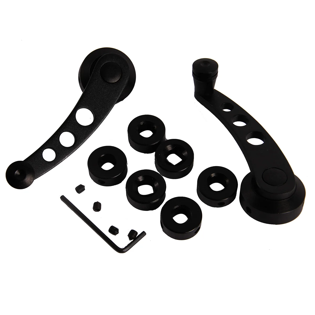 Possbay -35% Off Aluminum Silvery Black Car Window / Door Cranks Winder ...