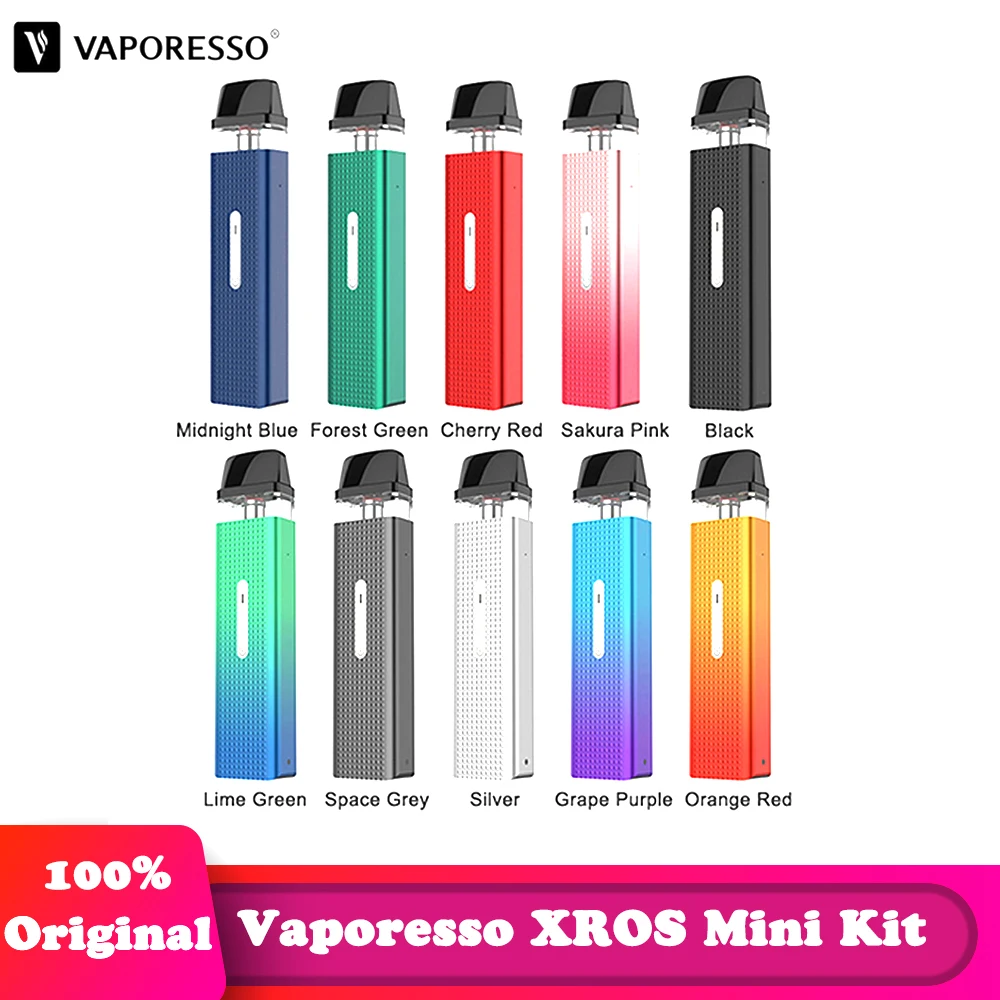 Original-Vaporesso-XROS-Mini-Kit-2ml-Cartridge-1000mAh-Battery-11W-16W ...