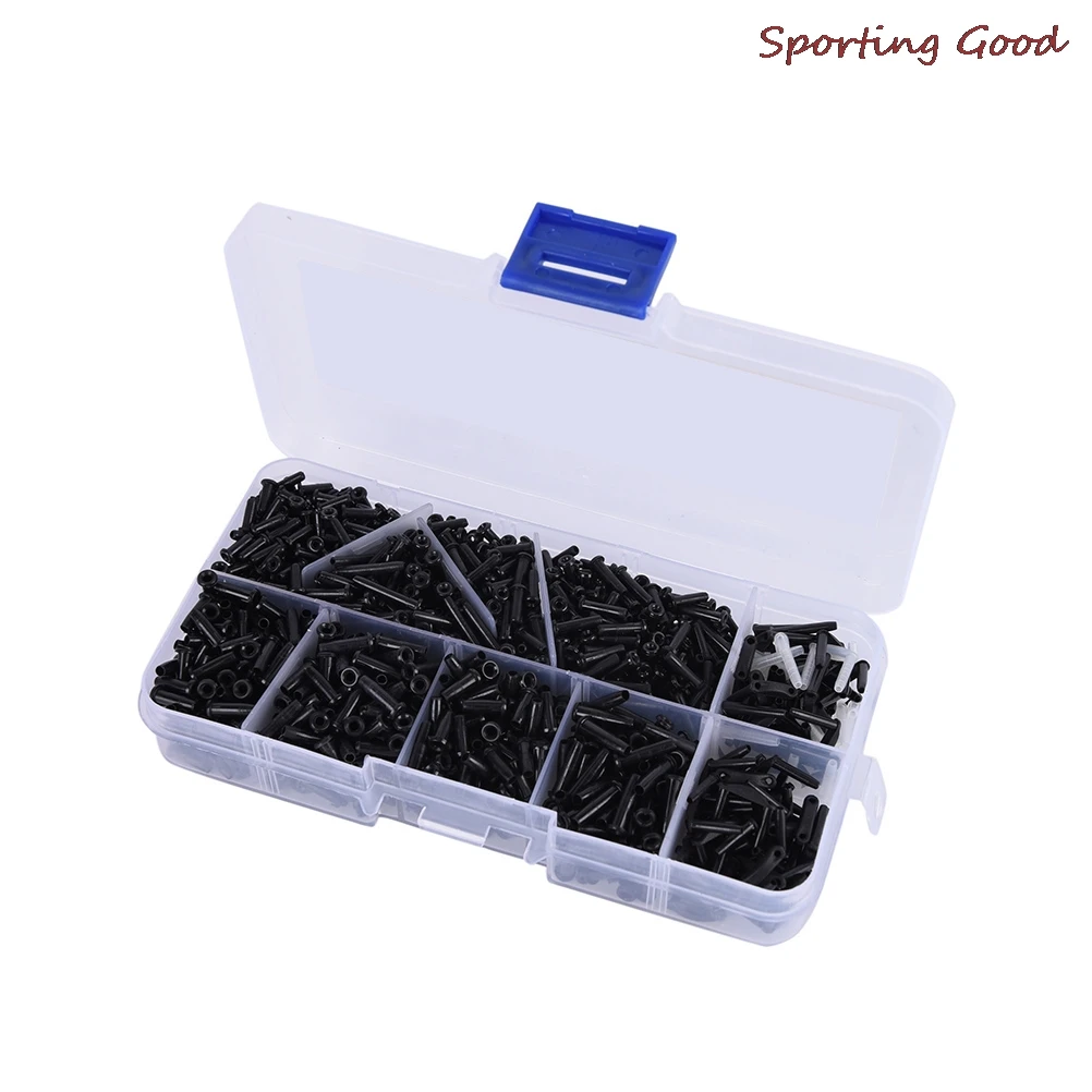 Grommets Eyelets Nylon Badminton Racket Racquet 1500Pcs/Box Black ...