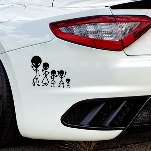 Alien Family Car Decals