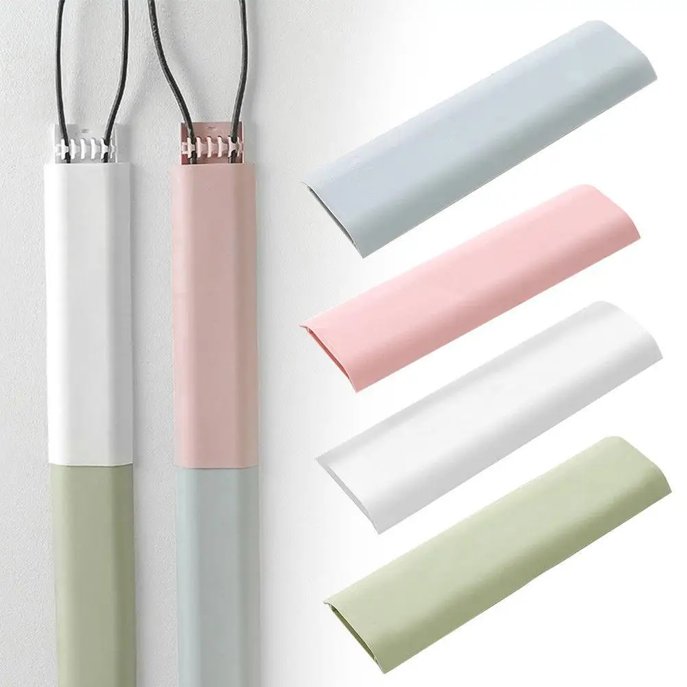 Self-Adhesive-Wall-Flat-Screen-TV-Cord-Cable-Organizer-Clip-Wire ...