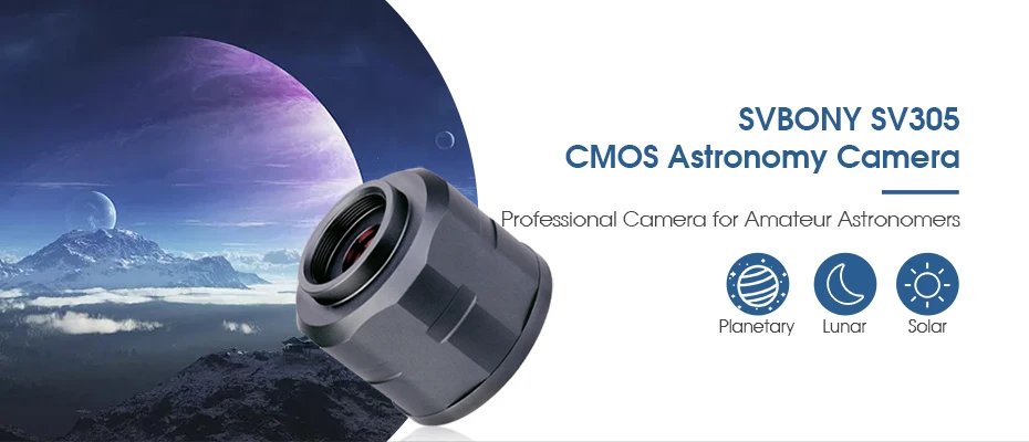 Svbony Astronomy Planetary Camera 2mp 1.25" Usb 2.0 Telescope Planetary ...
