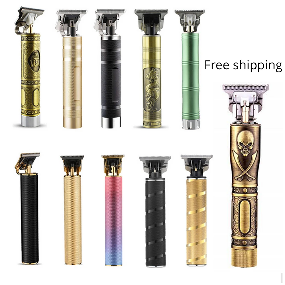 Usb Rechargeable T9 Baldheaded Hair Clipper Electric Hair Trimmer ...