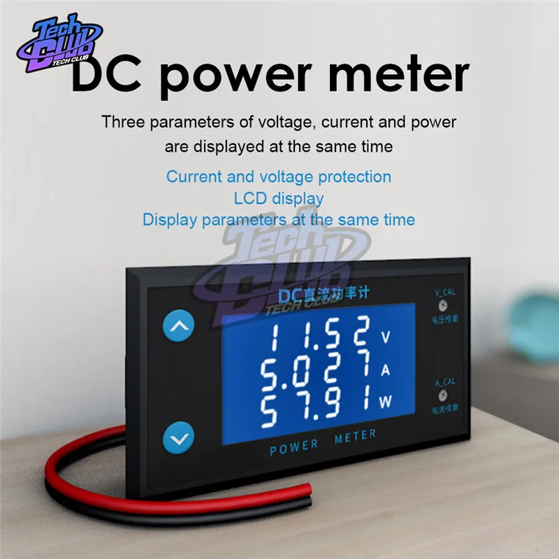 High-precision-DC-0-200V-10A-LCD-4-5-digit-Voltmeter-Ammeter-Power ...