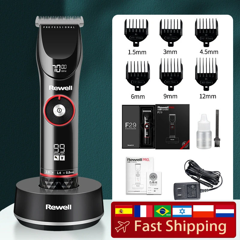 Luxury-Wireless-Charge-T-Hair-Clipper-3500mah-10H-Hair-Trimmer ...