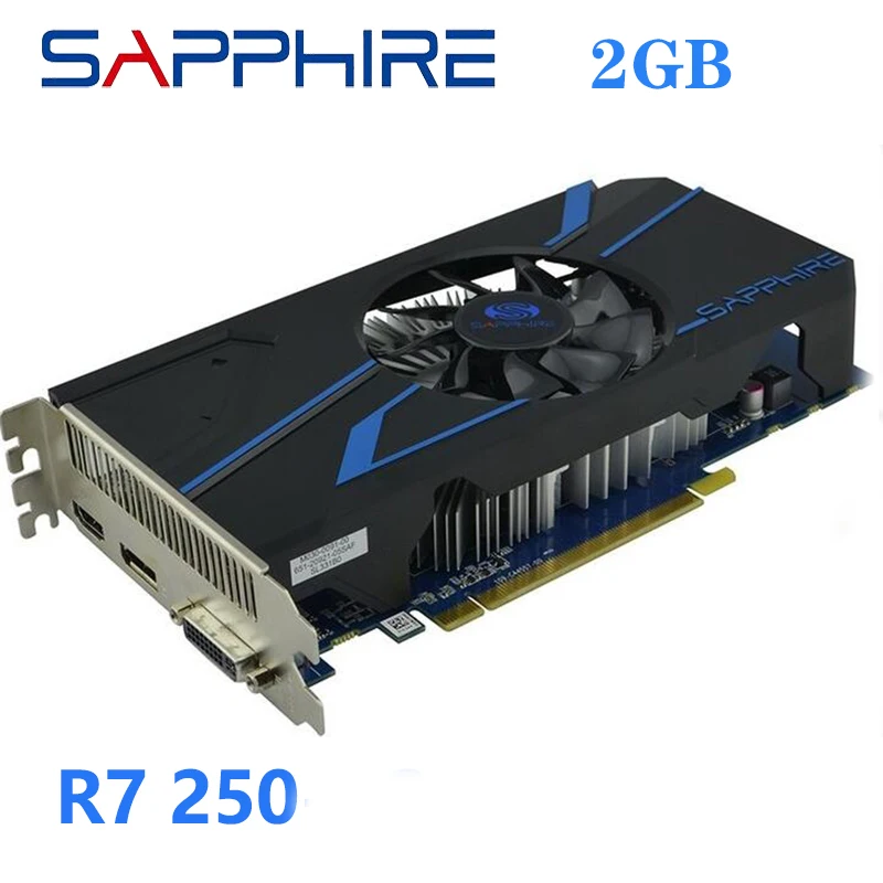 ใช้SAPPHIREการ์ดR7 250 2GBสำหรับเล่นเกมคอมพิวเตอร์Radeon R7250X 2G ...