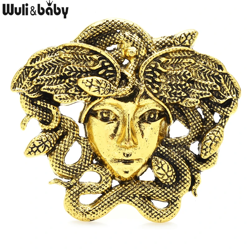 Greek Mythology Medusa | Brooches Greek Mythology | Brooches Women ...