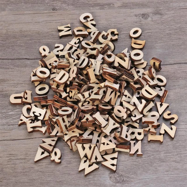 Wooden Alphabet Letters Craft