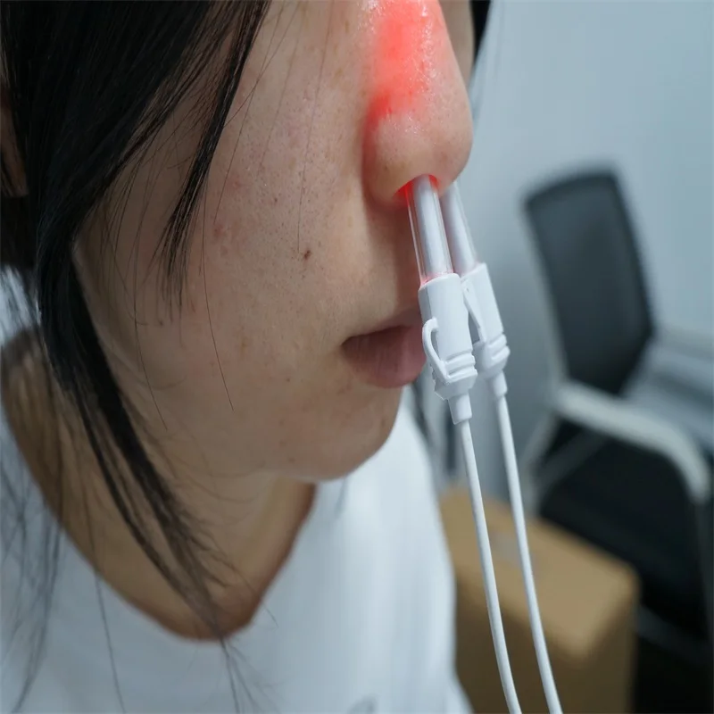 Electric-Acupuncture-Point-Massage-650nm-Laser-Nose-Rhinitis-Sinusitis ...