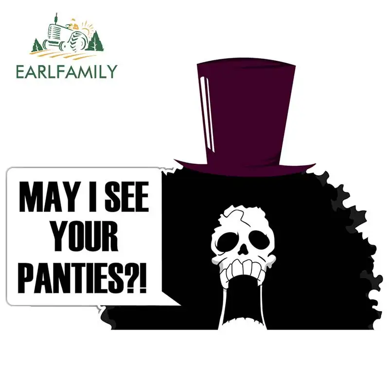 Brook New Peeking Vinyl Car Sticker Decal | One piece Merchandise | Up ...