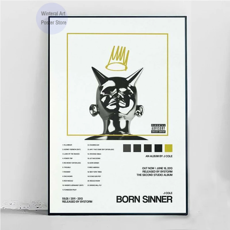 Wall Hangings Home & Living Born Sinner Deluxe Edition Poster Ablum ...