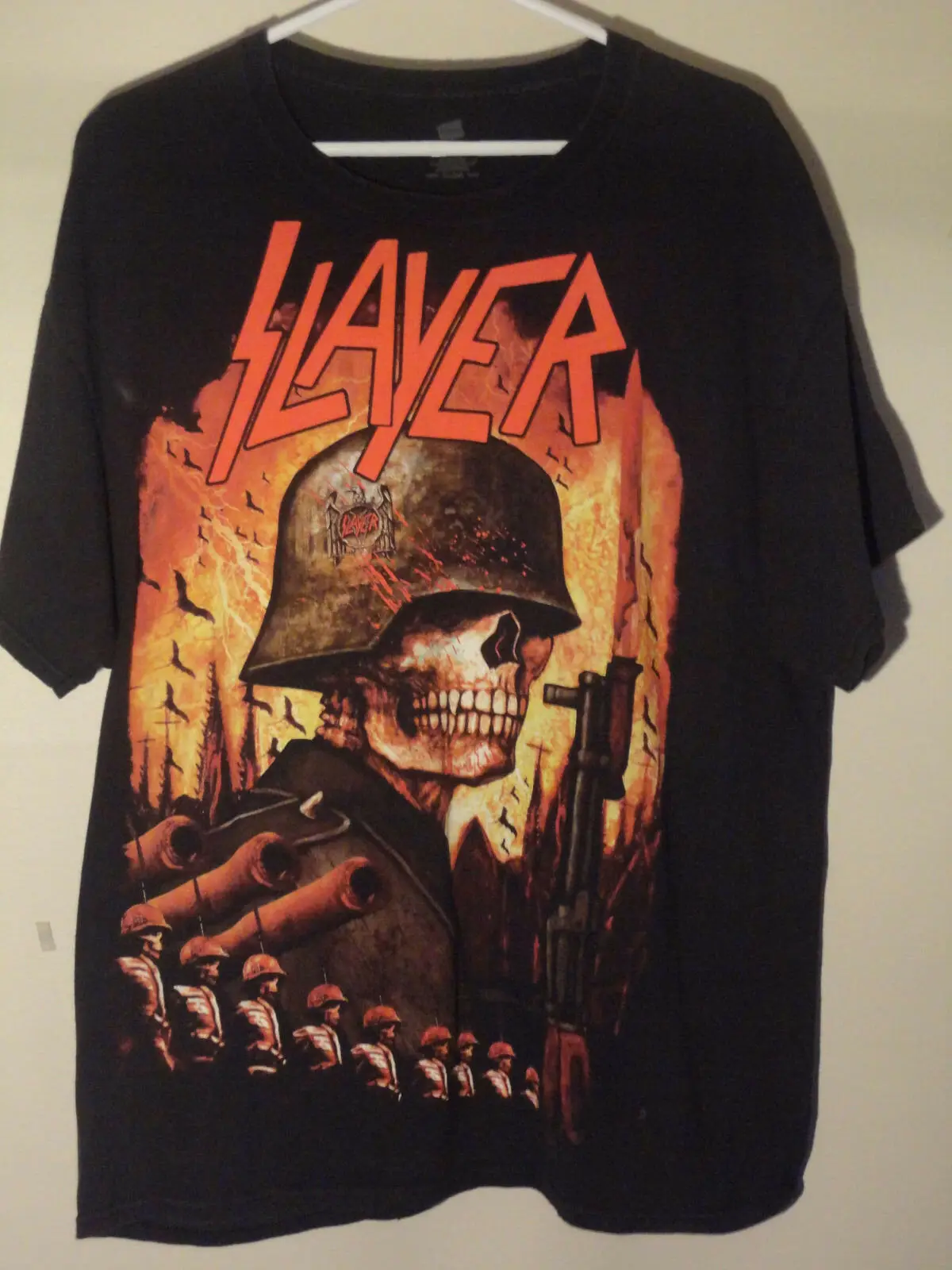 Slayer-Concert-T-Shirt-Large-World-Painted-Blood-Tour-2011-2012-Print-T ...