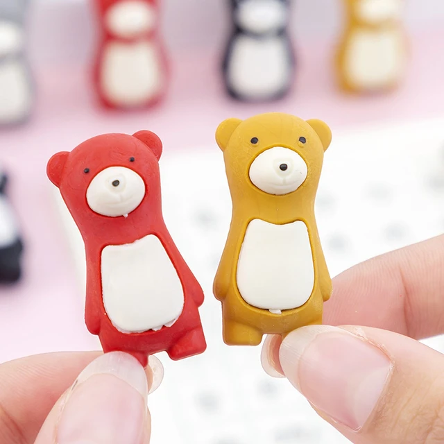 Cute Bear Erasers