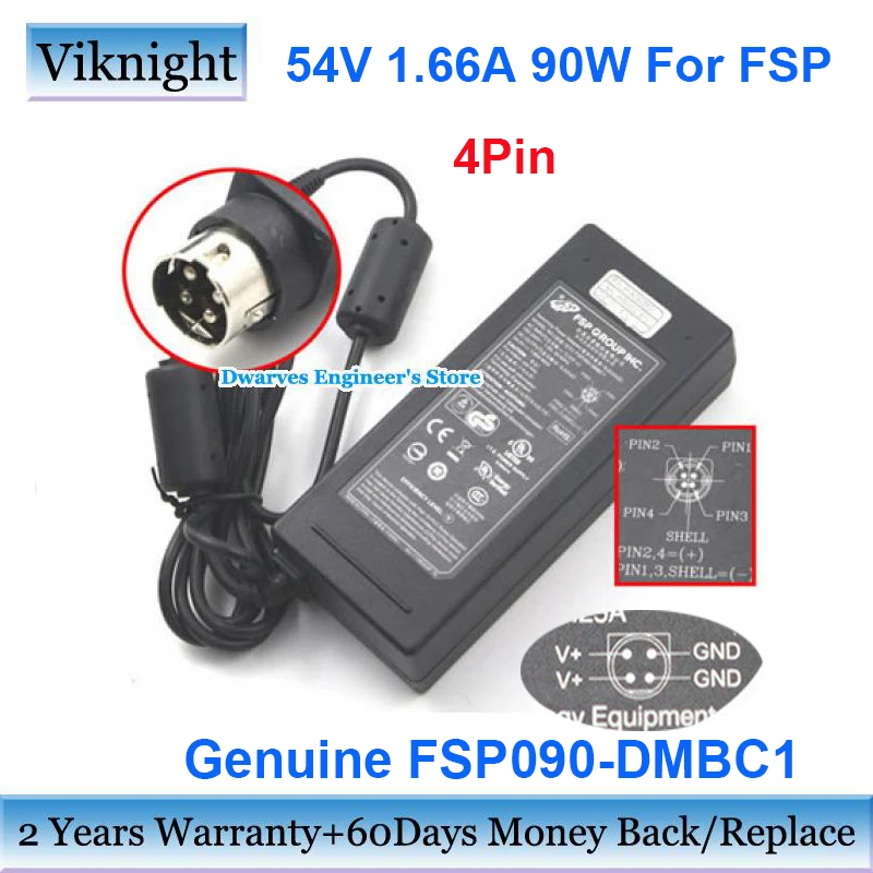 Genuine FSP090-DMBC1 54V 1.66A Power Supply AC Adapter for FSP ZYXEL ...