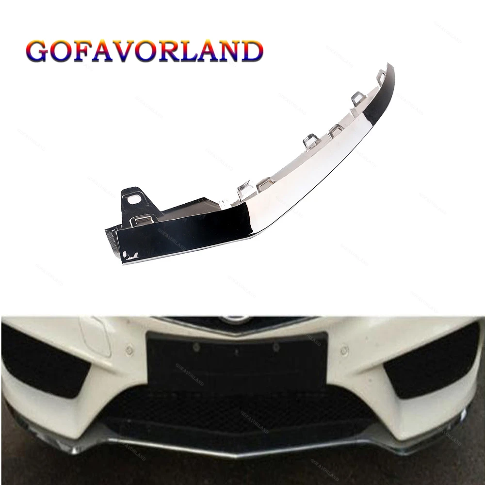 A 212 885 28 74 2128852874 Right Side Chrome Bumper Trim Molding Cover ...