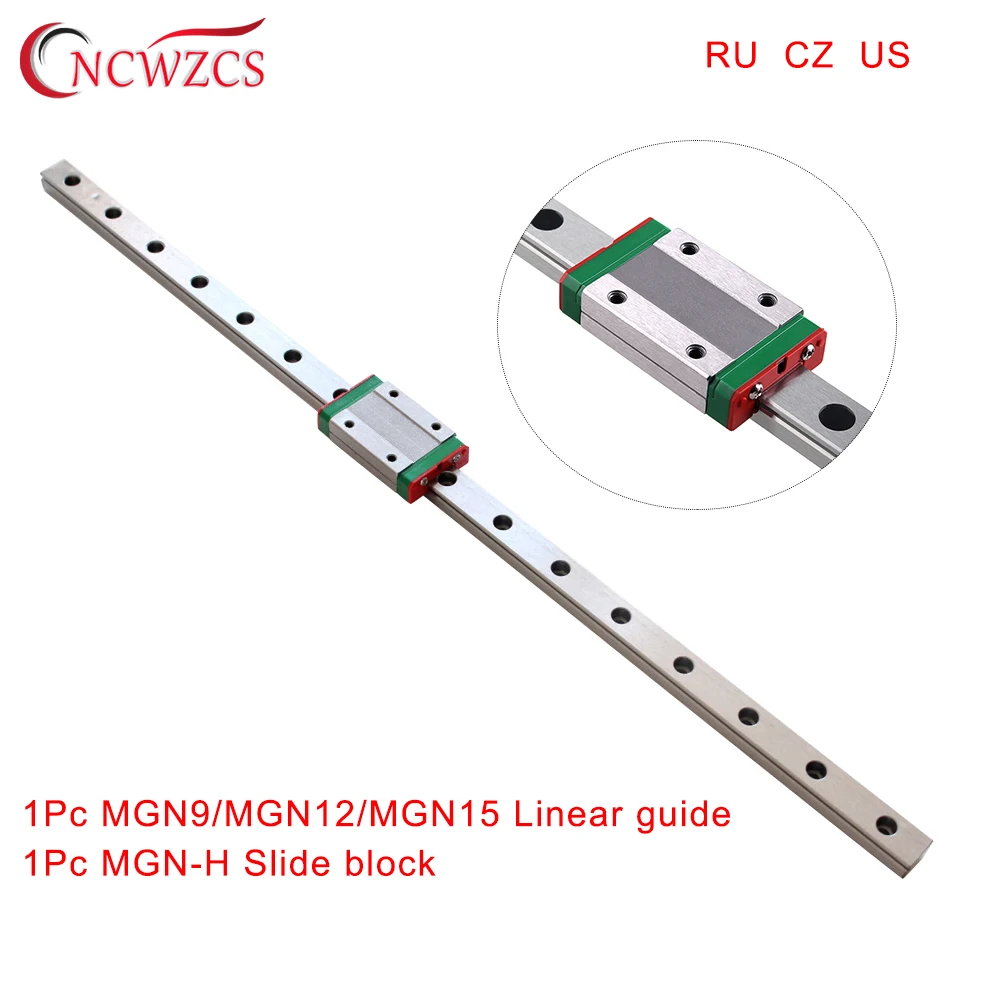 MGN-Mini-Linear-Guide-MGN9-MGN12-MGN15-250-300-350-400-450-500-550-600 ...