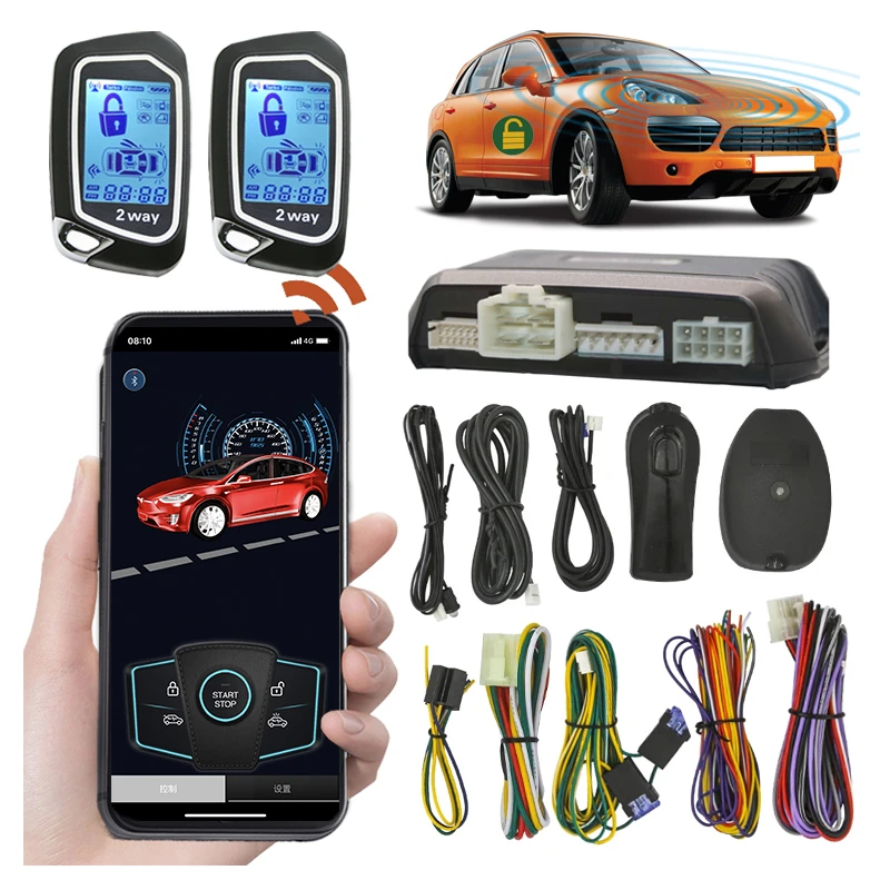 Intelligent System Car Alarm With Autostart Ignition Central Lock Smart ...