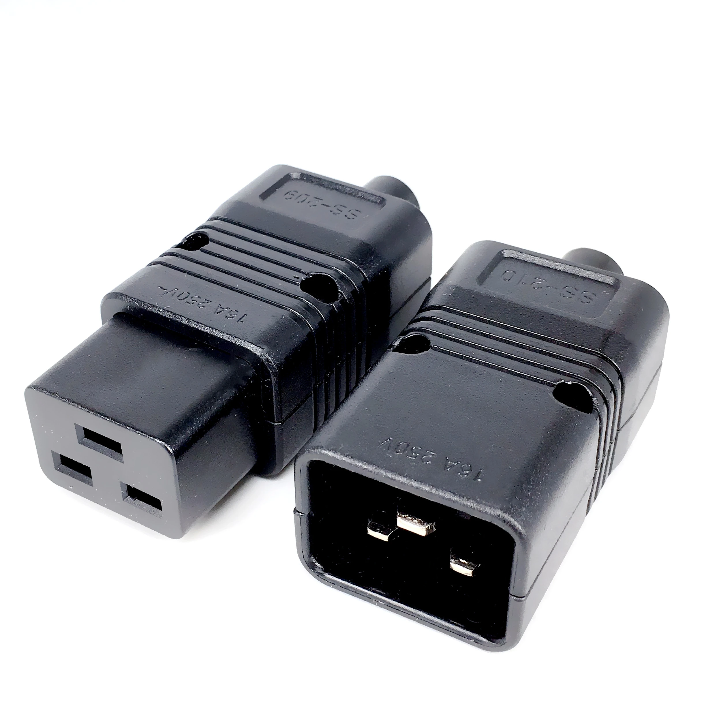 PDU/UPS Socket Standard IEC320 C19 C20 16A 250V AC Electrical Power ...