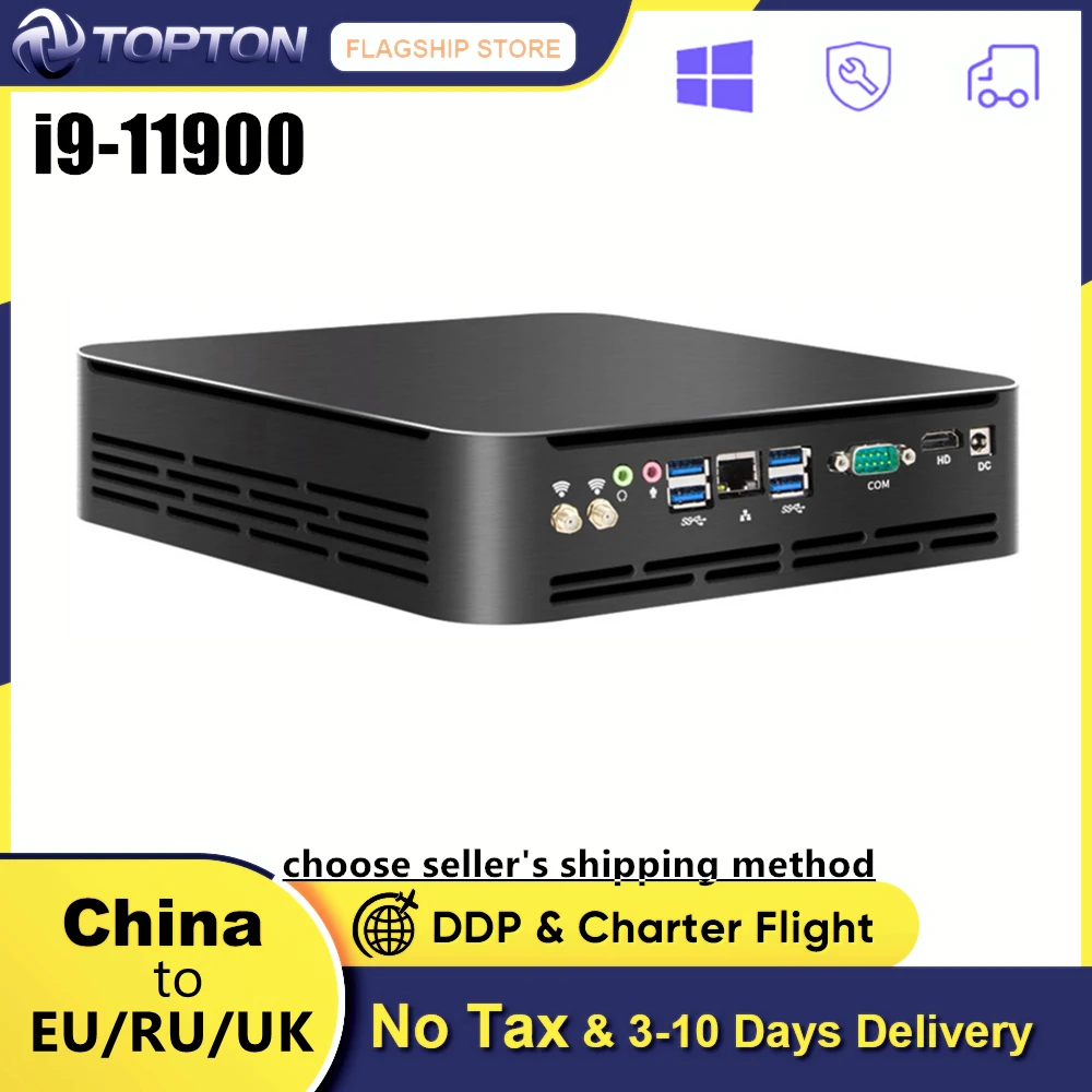 Topton nova 11th gen intel mini pc windows 11 core i9 11900 i7 11700 i5 ...