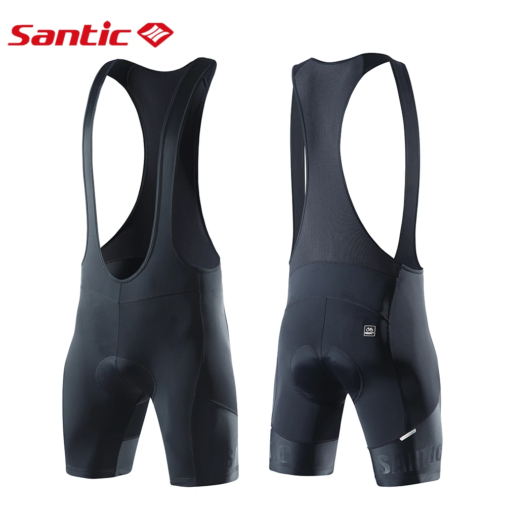Santic Cycling Bib Shorts Mens 4d Padded Breathable Reflective Bicycle Half Pants Sunmer ...