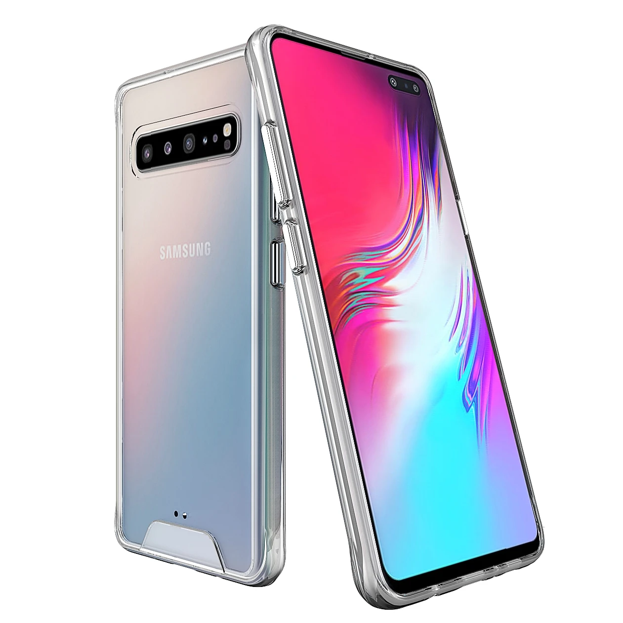 삼성 갤럭시 S10 플러스 라이트 5G S10Plus S10Lite S10e 용 스페이스 케이스, 소프트 TPU + 하드 PC ...