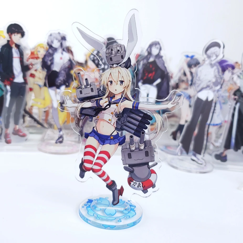 Anime Kantai Collection Shimakaze Kongo Acrylic Stand Figure Desktop ...