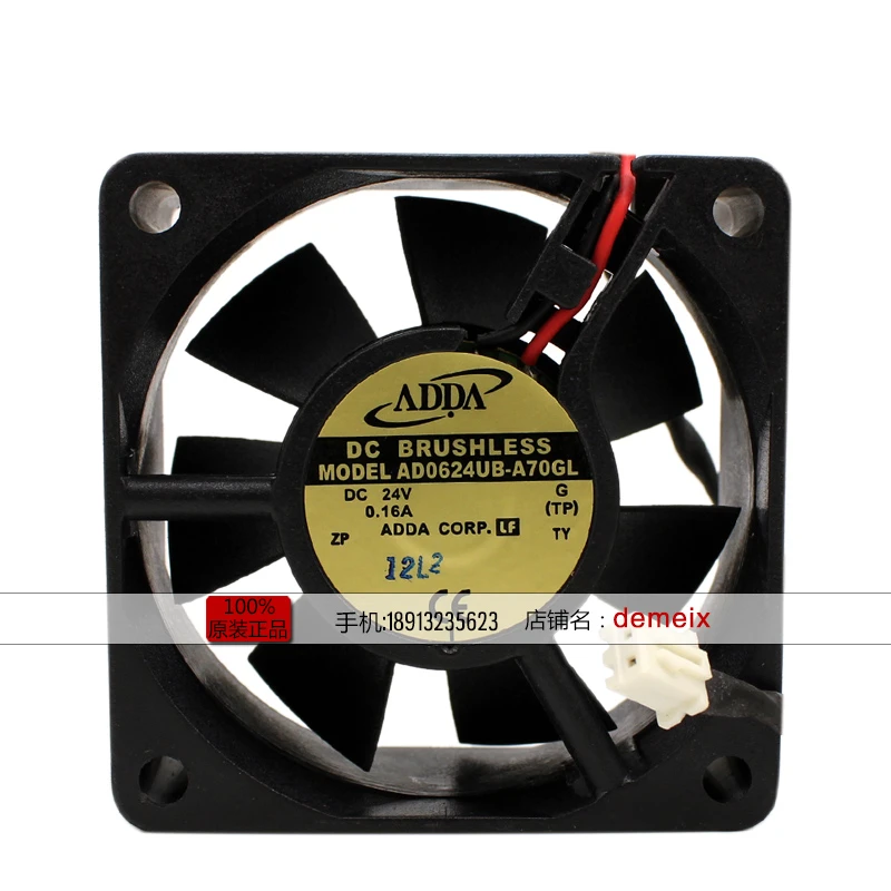 original AD0624UB-A70GL 6025 6cm 24V 0.16A inverter cooling fan ...