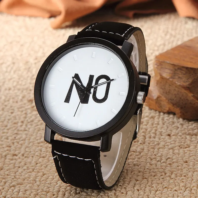 Reloj de pulsera con esfera con personalidad Simple para hombre y mujer ...