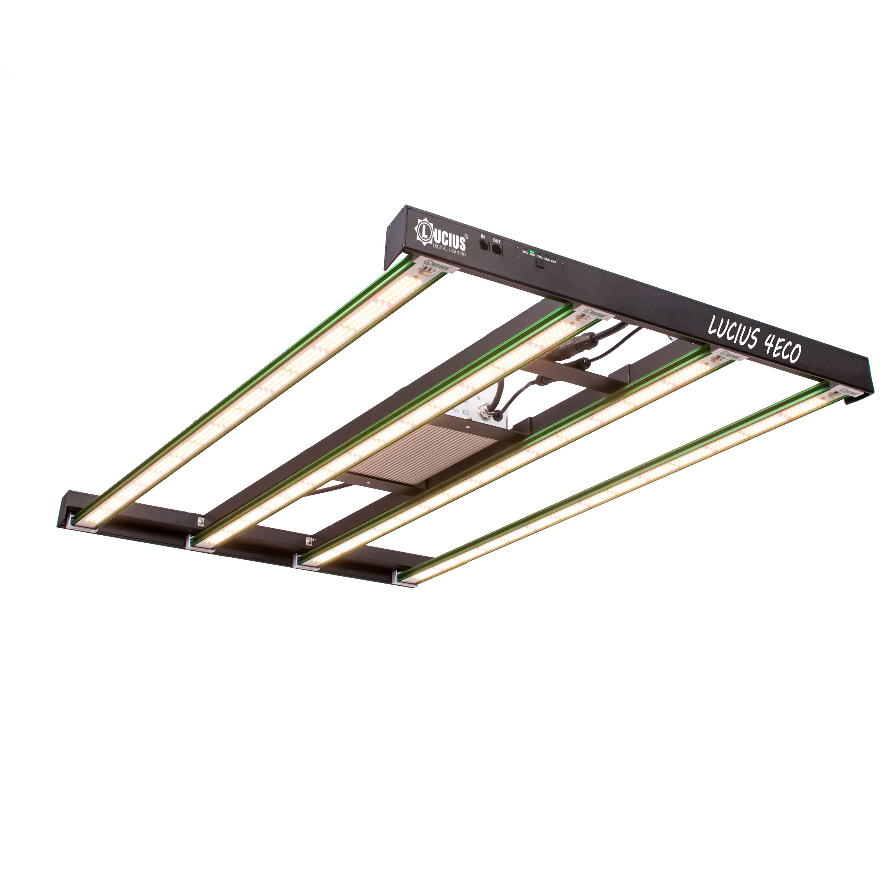 Lucius 4 수경 실내 식물 400W 디 밍이 가능한 분리형 LED 바 전체 스펙트럼 LED 빛 성장|그로잉 램프 ...