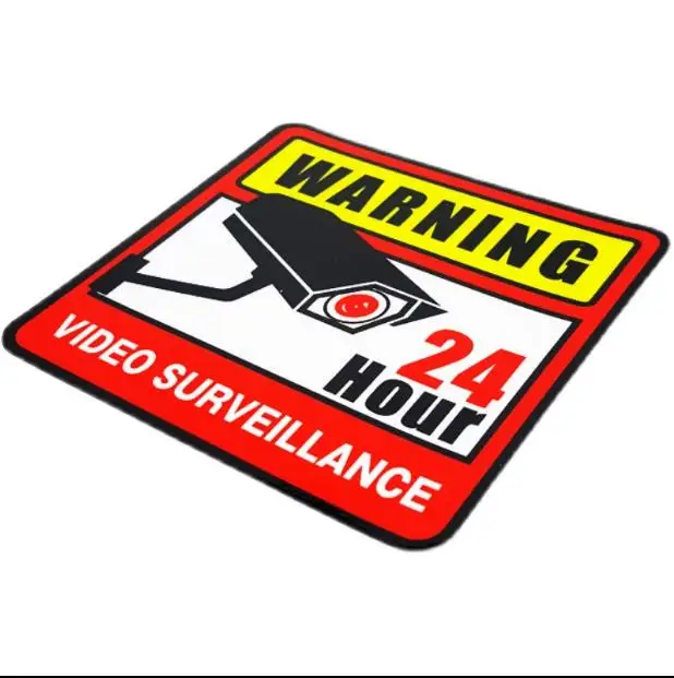 Warnning-Video-Surveillance-24-Hours-Stickers-Home-Business-Camera ...