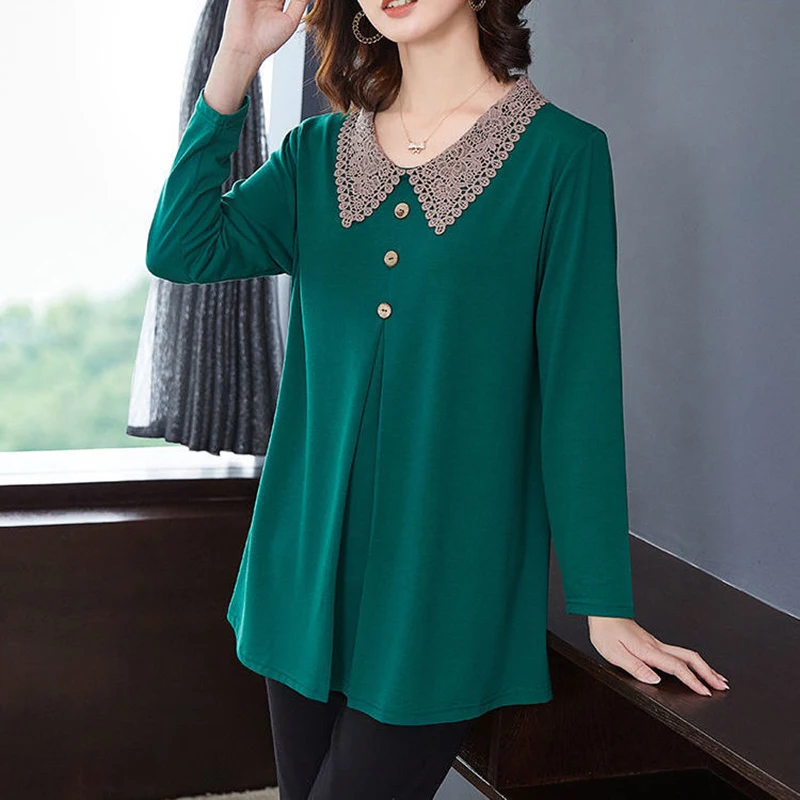 Blouse Tunic Sleeve Women | Tunics Blouses Winter Autumn | Blouse Tunic ...