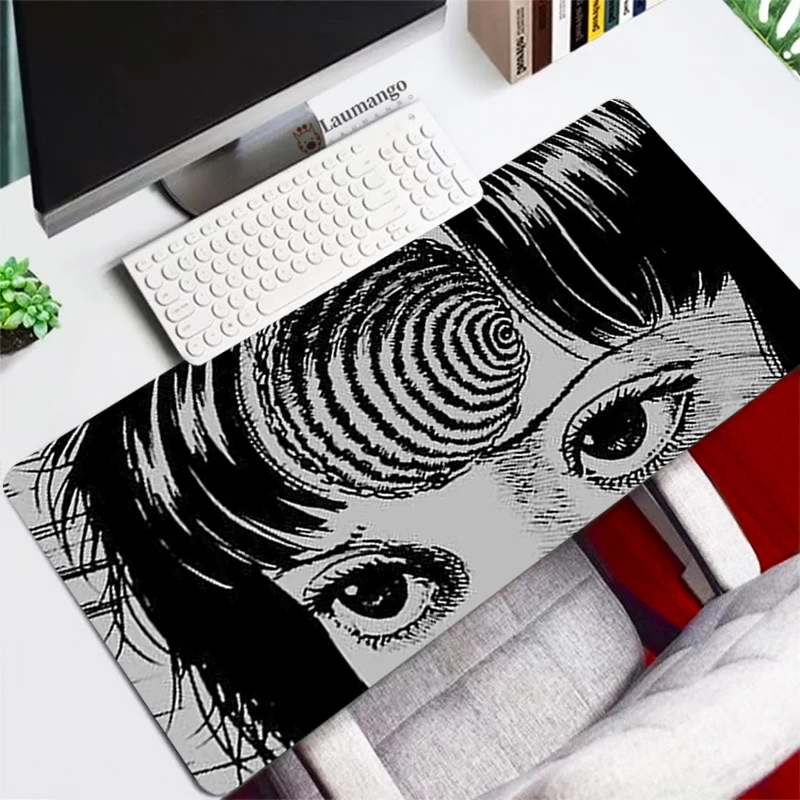 Junji Ito Mousepad Gamer Pc Carpet Computer Mouse Pad Anime Gaming ...