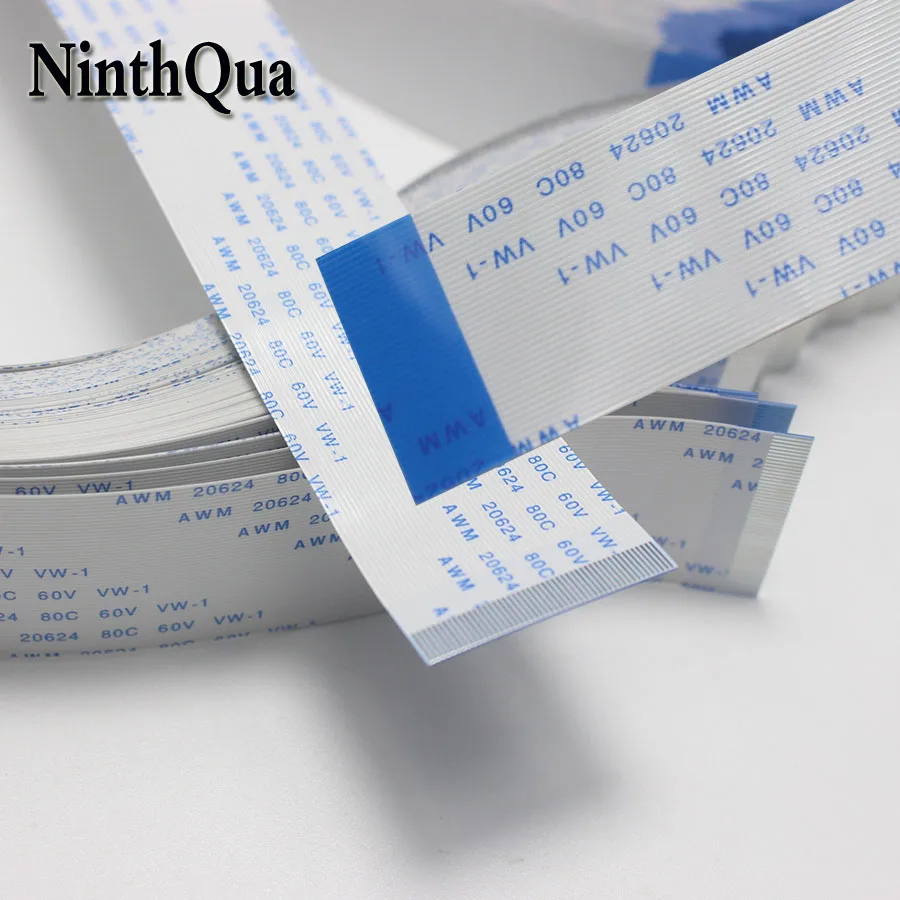 Flat flexible cable FFC FPC LCD cable AWM 20624 80C 60V VW-1 FFC 1.25MM ...