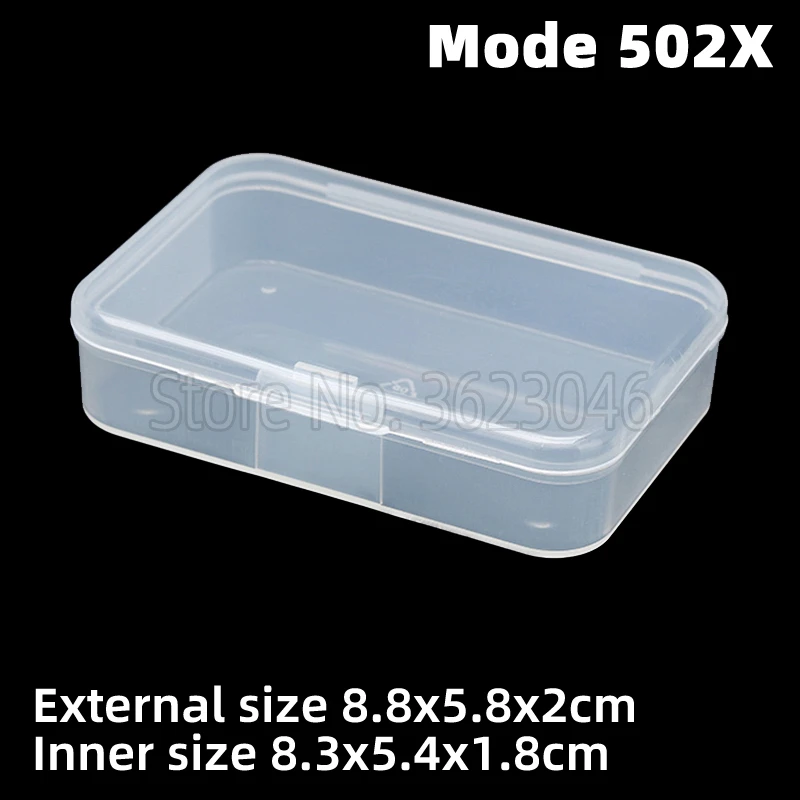 10 pieces 502X Rectangle Plastic Case Parts Accessory Organize Storage ...