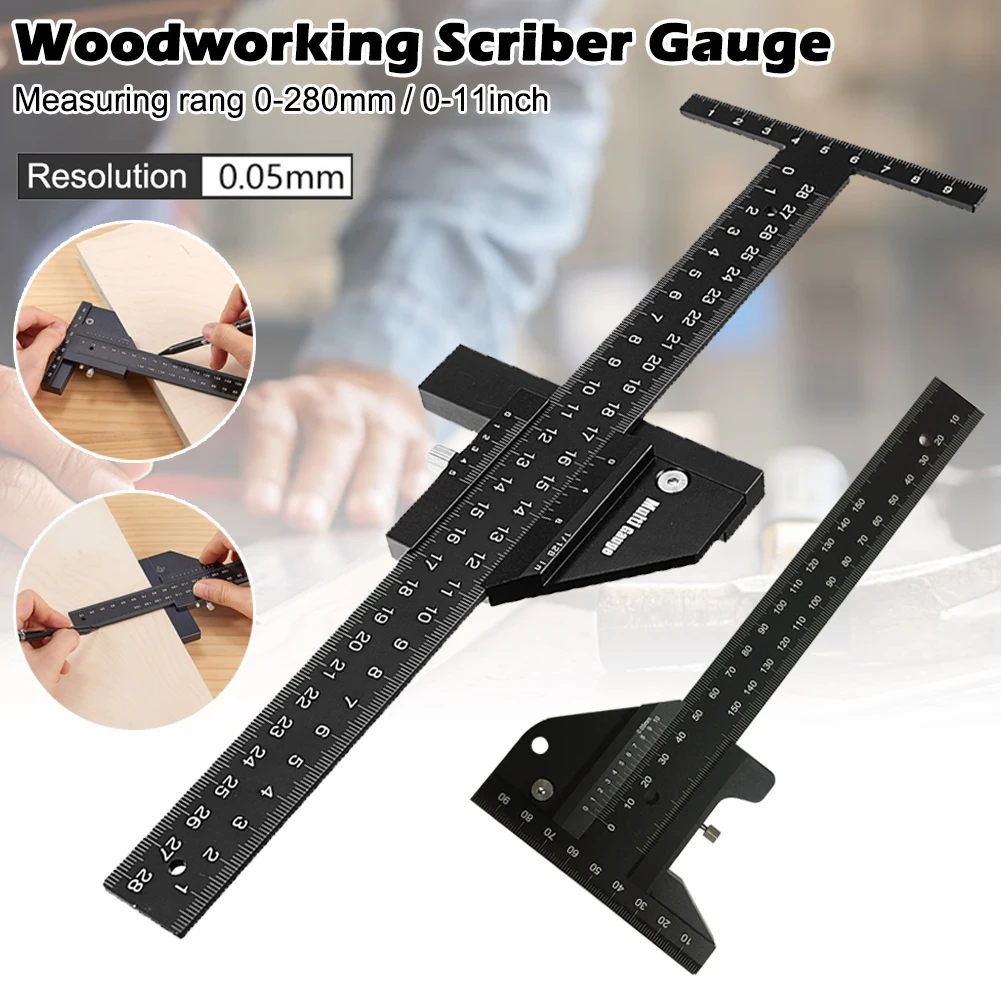 Multifunction Woodworking Scriber Gauge for Measuring and Marking ...