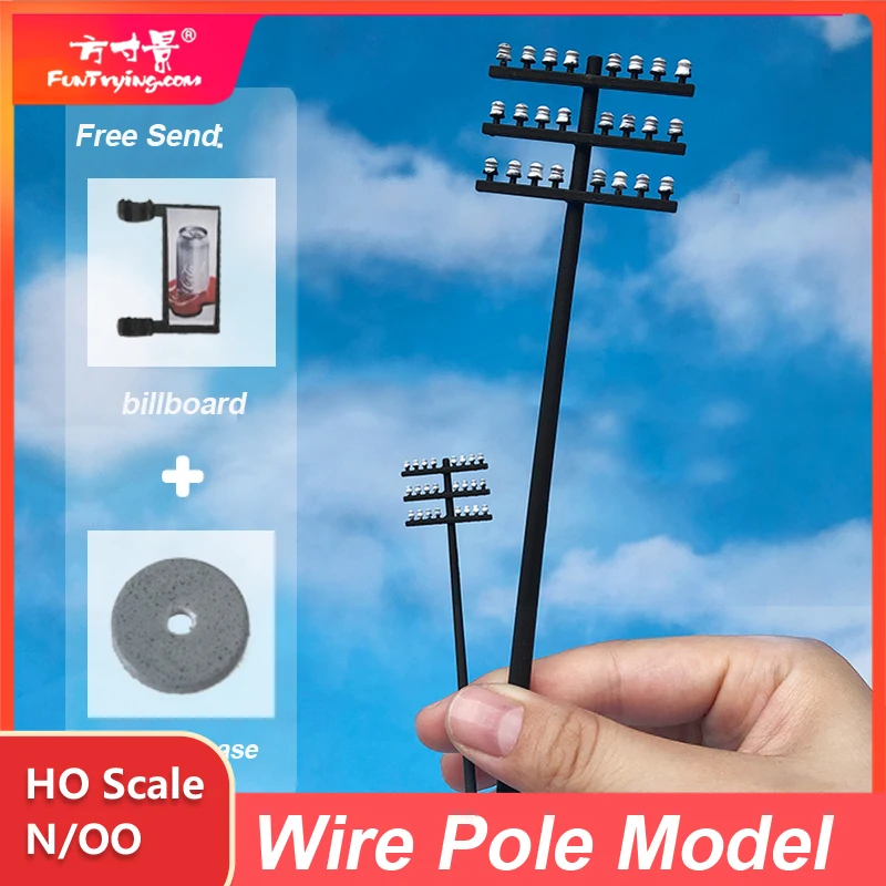 Miniature Model Model | Power Line Pole | Utility Pole | Craft Toys ...
