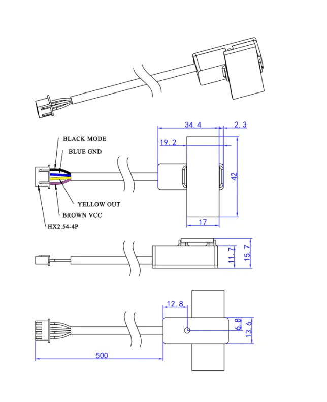 비접촉 수위레벨 센서 스위치 -파이프 부착, High/Low (Non Contact Liquid Level Switch ...