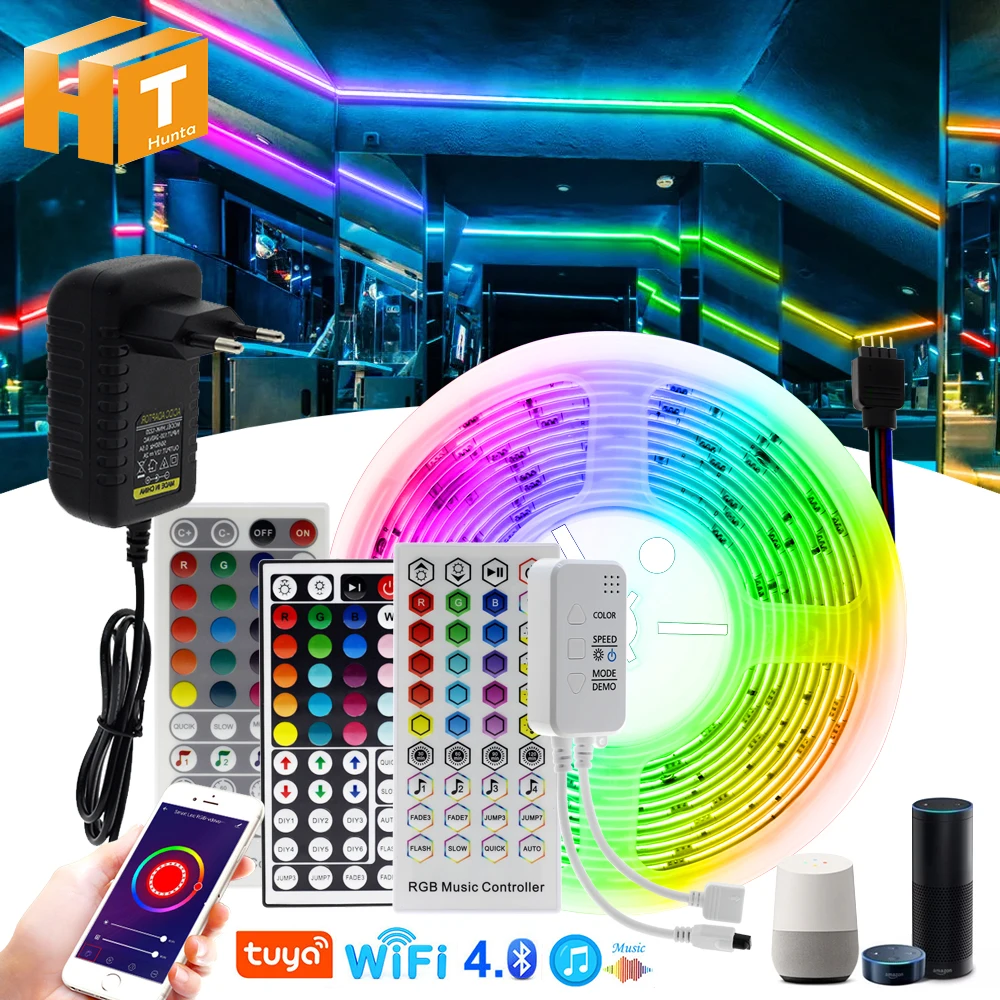 LED-Strip-Light-RGB-5M-10M-20M-Tuya-Smart-RGB-Color-Changeable-Flexible ...