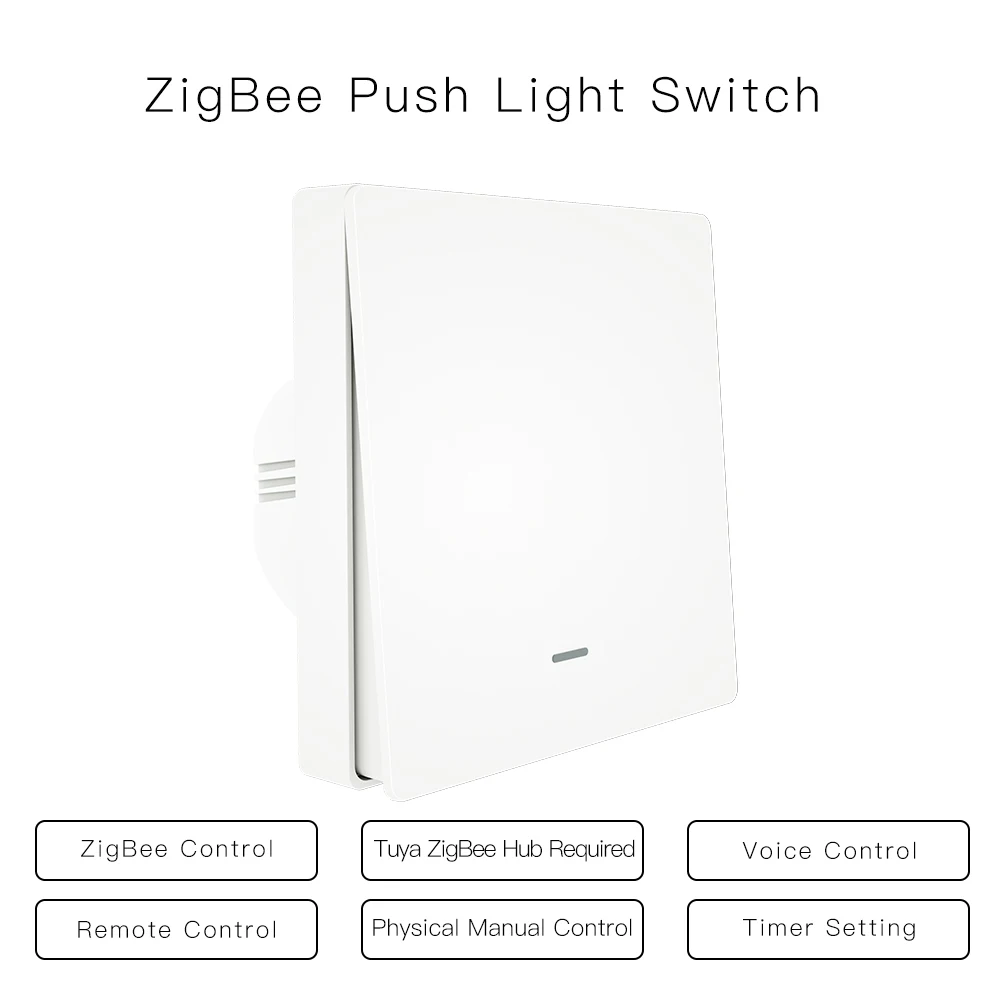 Tuya Zigbee Light Switch Push Button Tuya Zigbee Hub Required 2mqtt ...