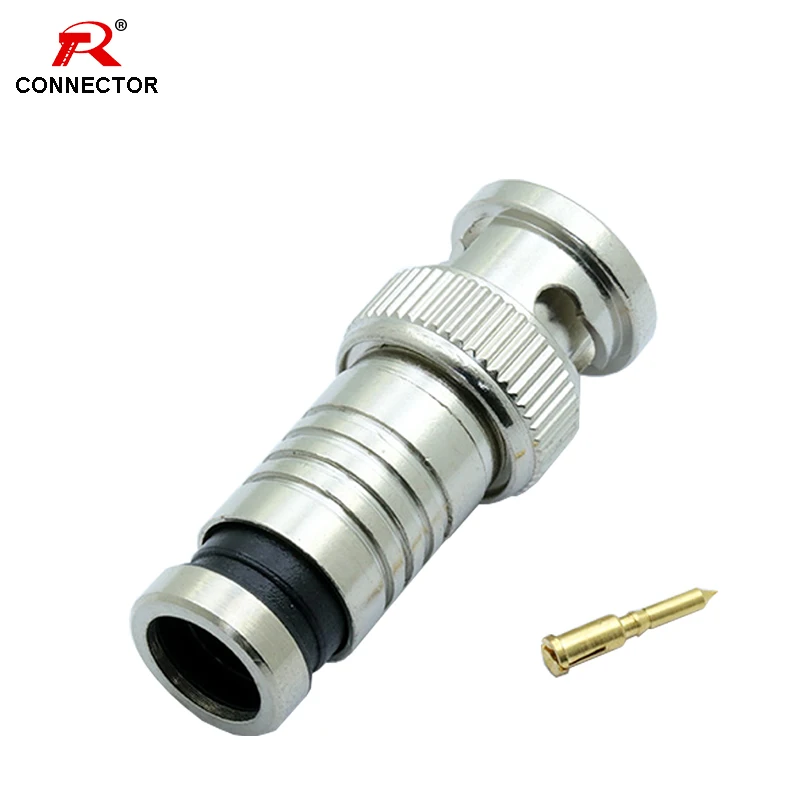 50pcs BNC Compression Connector, BNC Male Plug - AliExpress 13