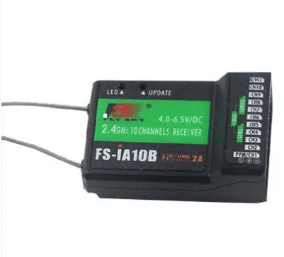 Fly Sky 2.4G 10-channel receiver FLYSKY FS-IA10B PPM output compatible I4 I6 GT2E GT2G I10 ...